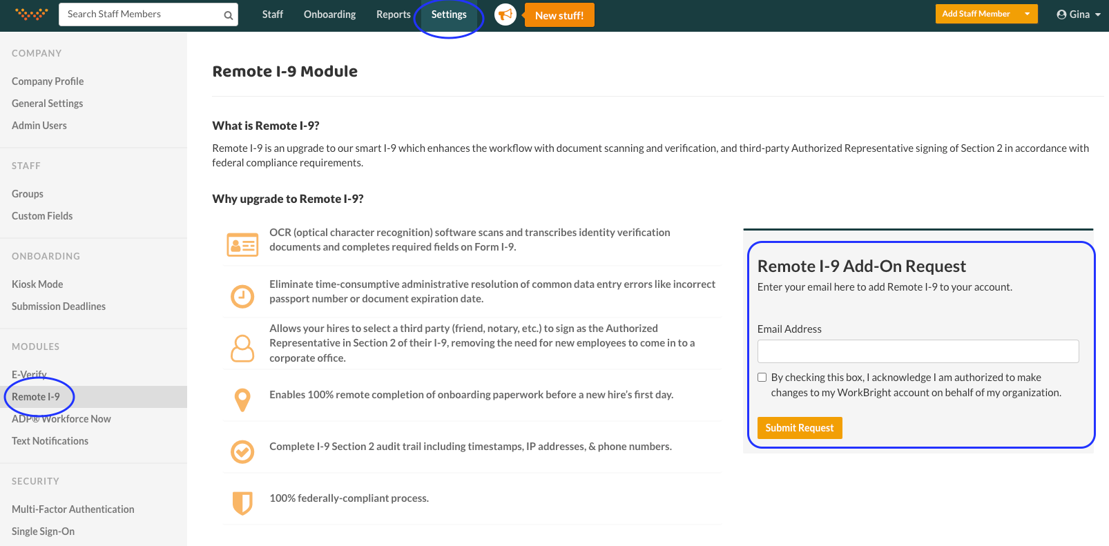 Implementing Remote I-9 Functionality Implementing Remote I-9 Functionality