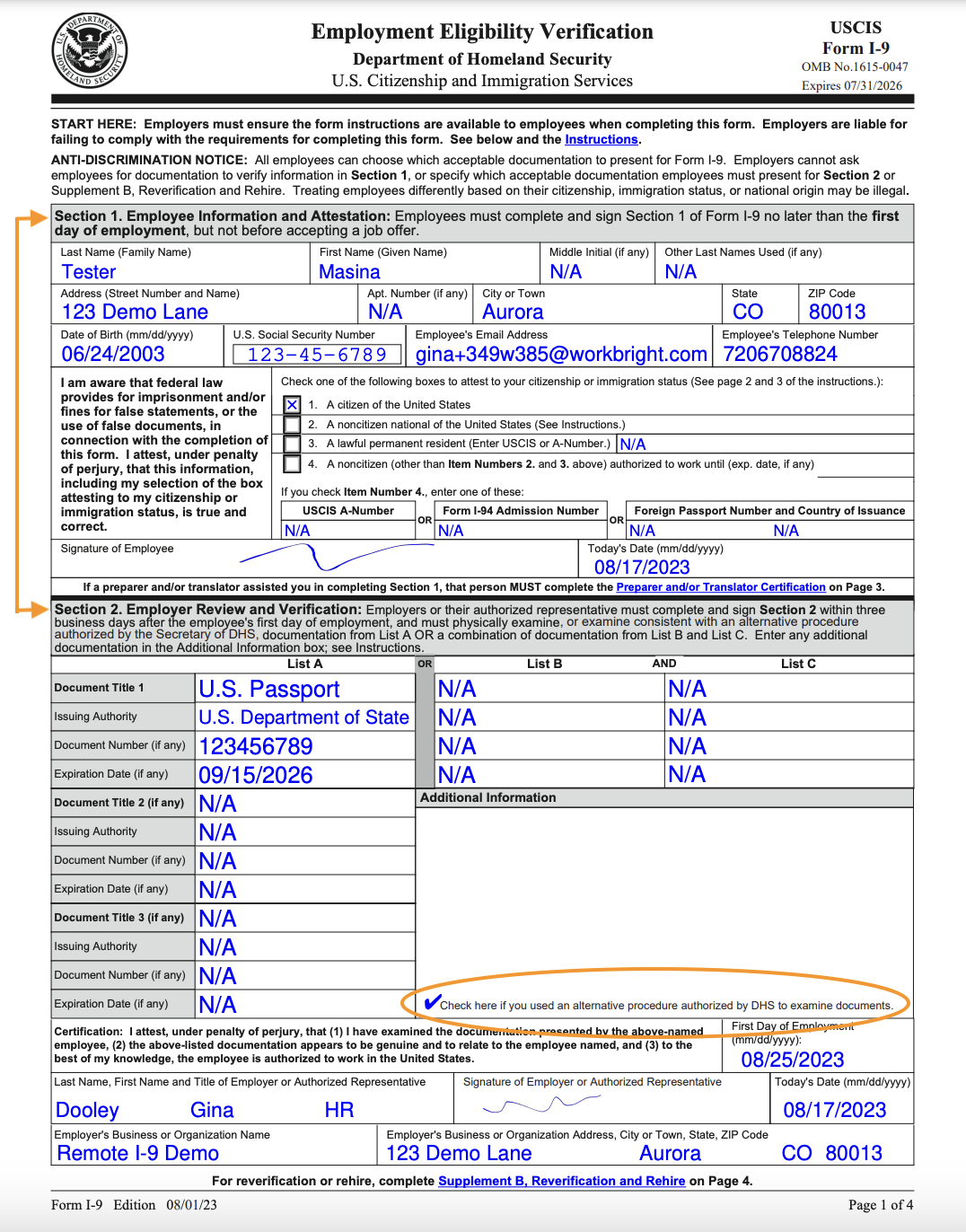 2023 Form I-9