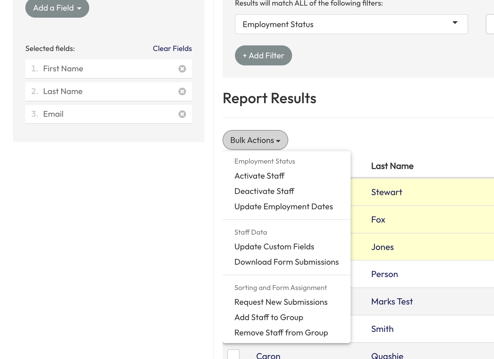 Bulk Assigning Groups