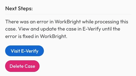 Handling Duplicate E-verify Cases in WorkBright